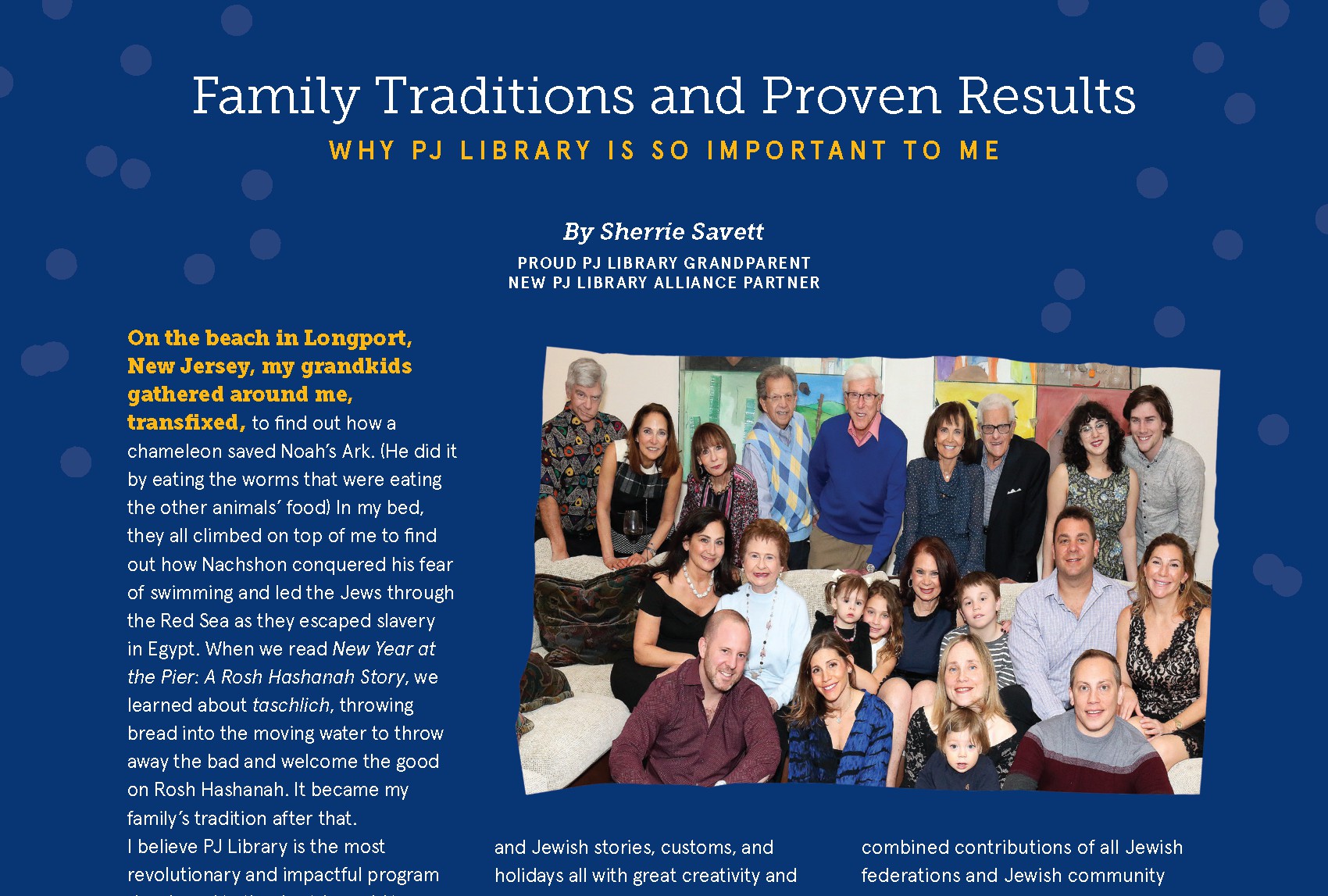 More about Sherrie - Jewish Learning Venture